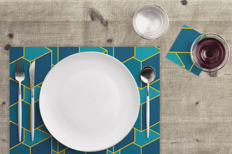 Set de table vinyle Yanis - Mazette